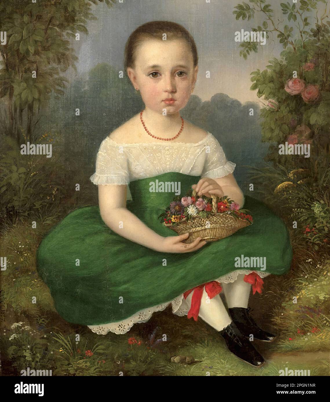 Vogel Von Vogelstein Carl Christian - Portrait of a Girl - German ...
