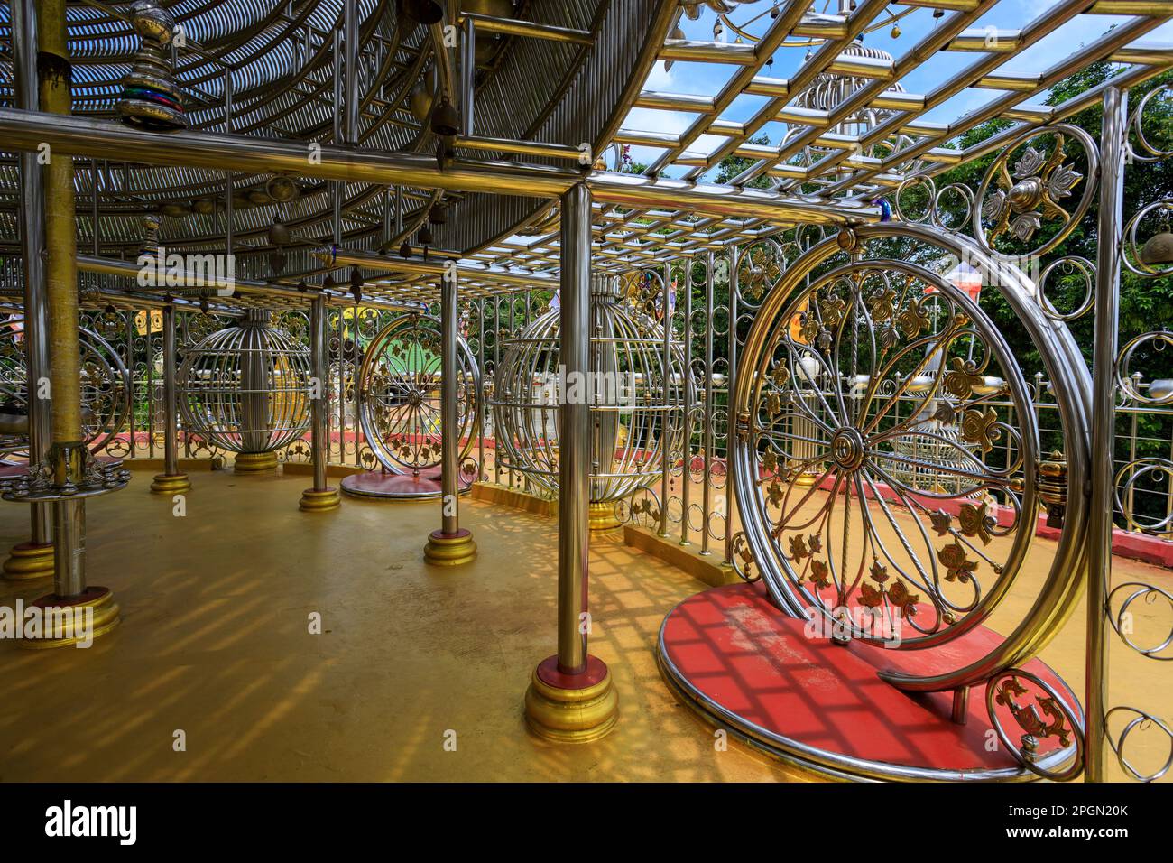 Hat Yai, Thailand - February 10, 2023: Wat Stainless Steel is a ...