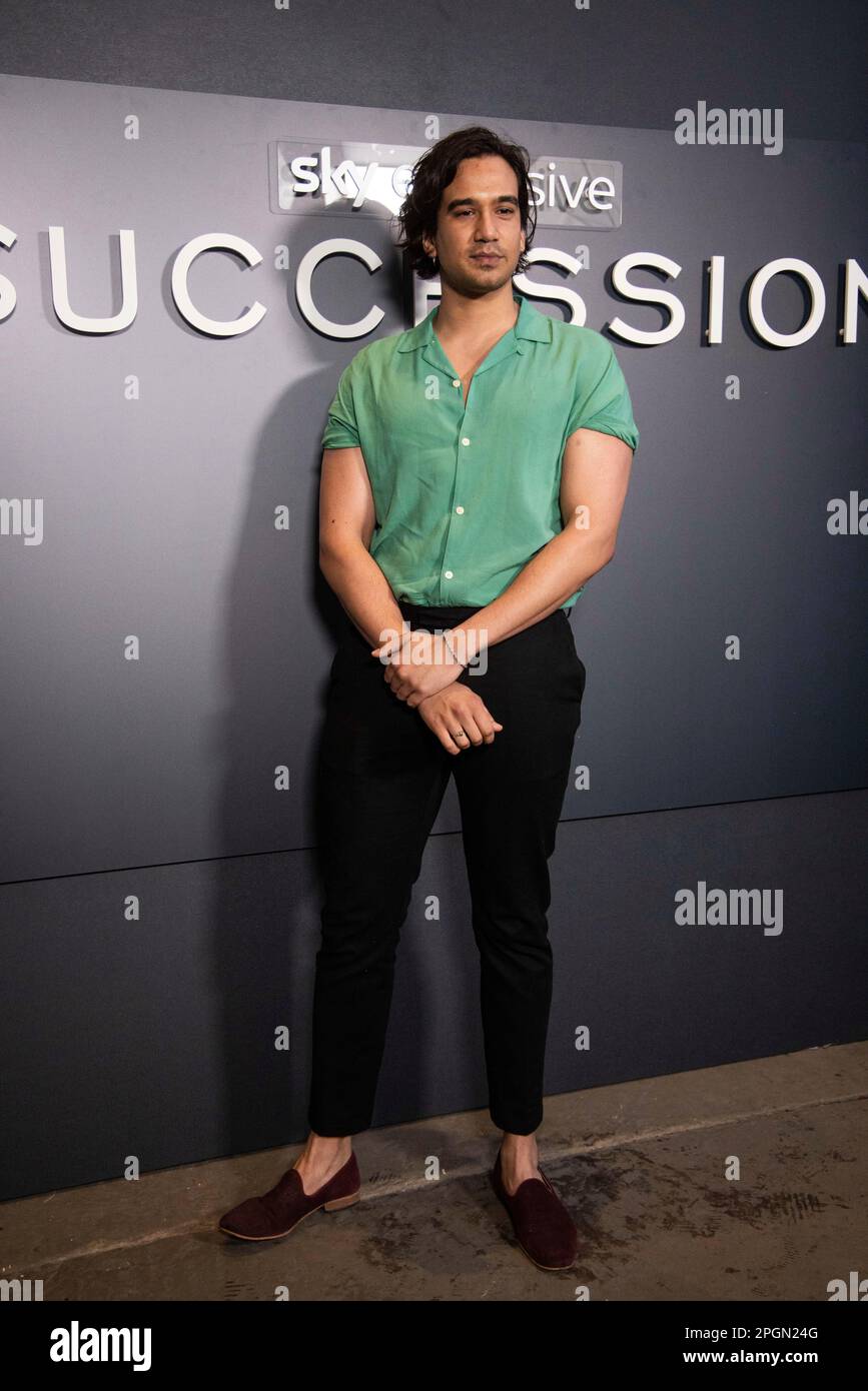 Nathaniel Curtis poses for photographers upon arrival at the premiere ...