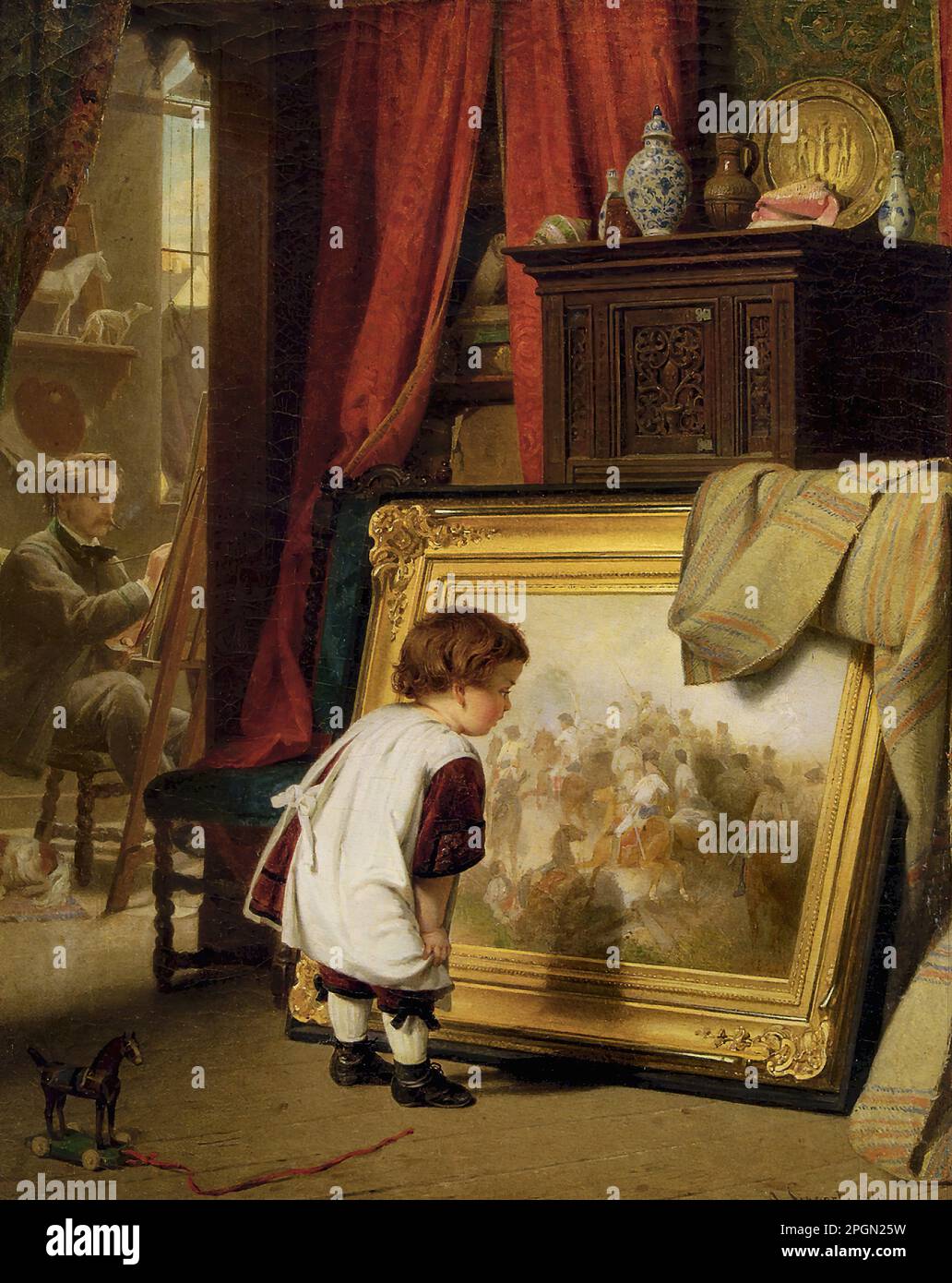 Siegert August Friedrich - The Little Art Connoisseur - German School ...