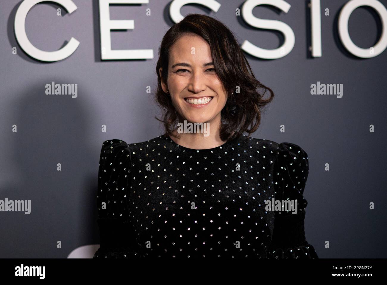 Susan Soon He Stanton poses for photographers upon arrival at the ...