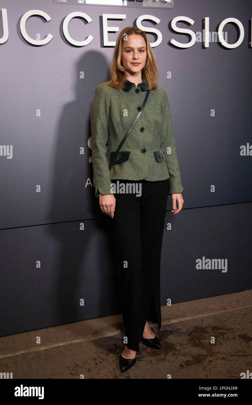 Clara Rugaard poses for photographers upon arrival at the premiere of ...