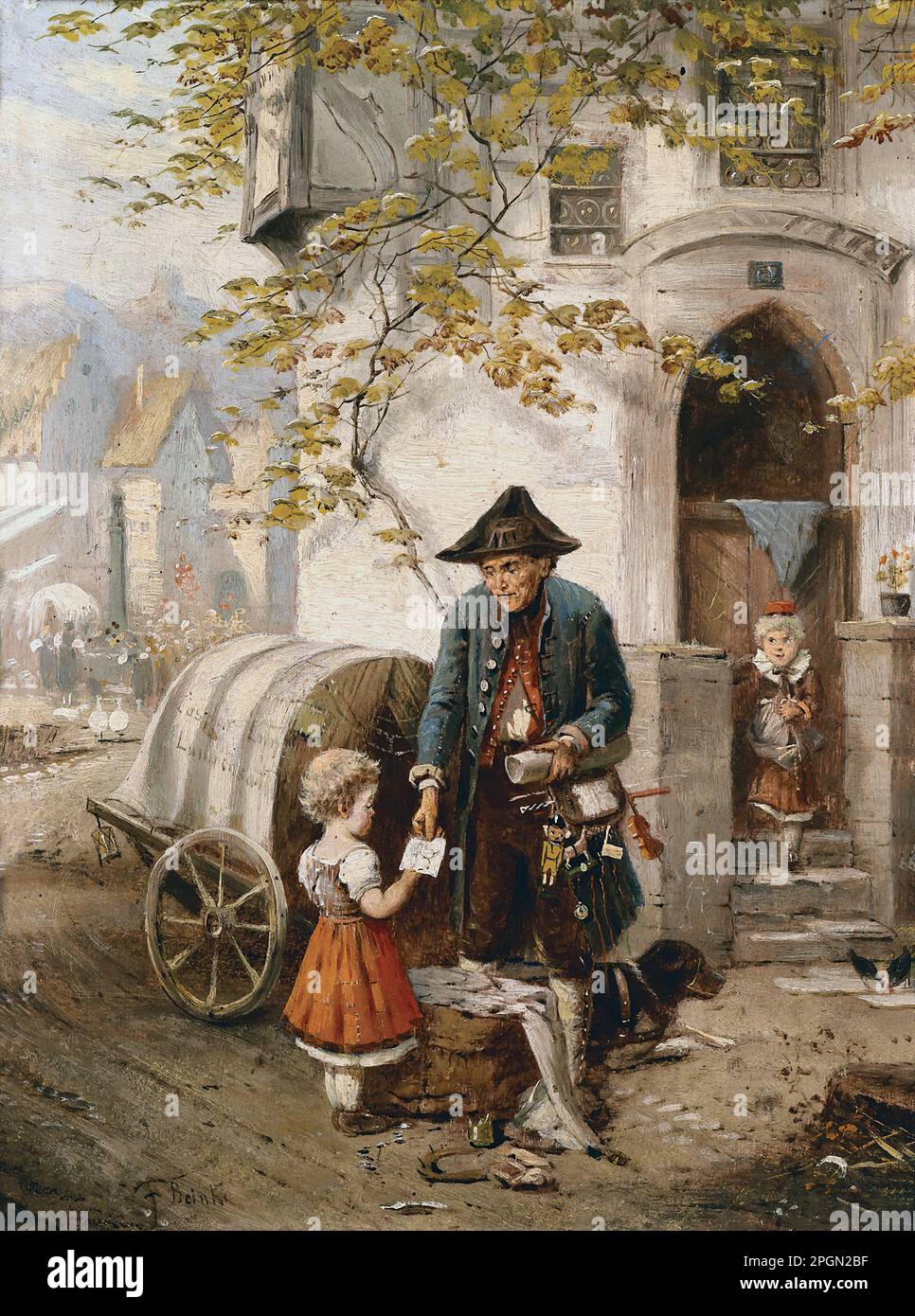 Beinke Fritz - the Toy Seller - German School - 19th Century - Beinke ...