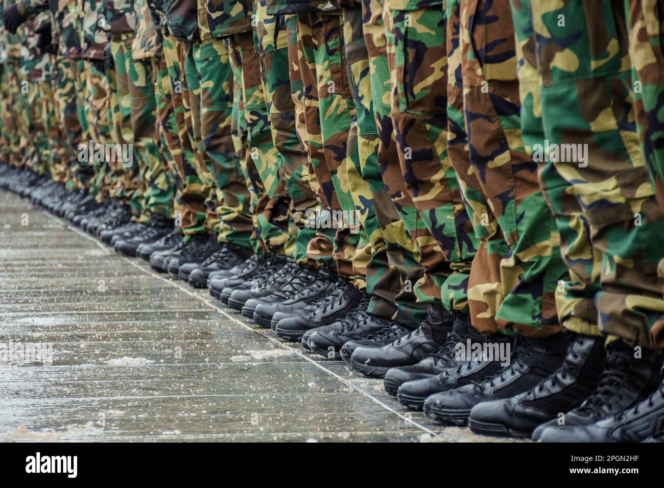 Formation military troop hi-res stock photography and images - Alamy