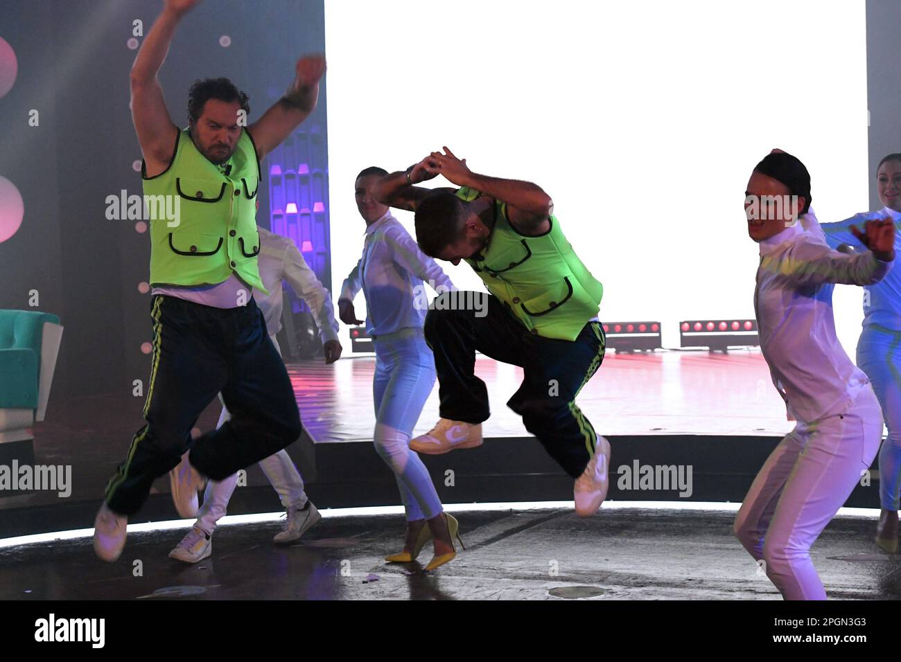 Milan, Italy. 23rd Mar, 2023. Milan - TV show "Tonight is Cattelan ...