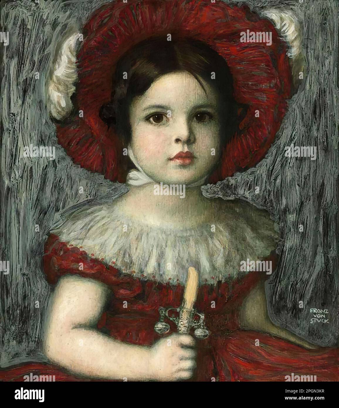 Stuck Franz Von - Portrait of the Artist's Daughter Mary 2 - German ...
