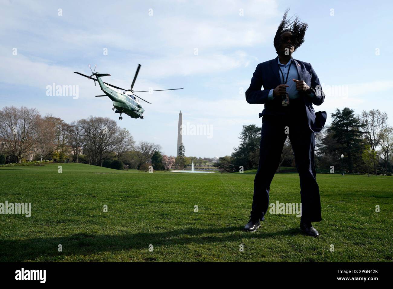 Washington, United States. 23rd Mar, 2023. U.S. Secret Service agent ...