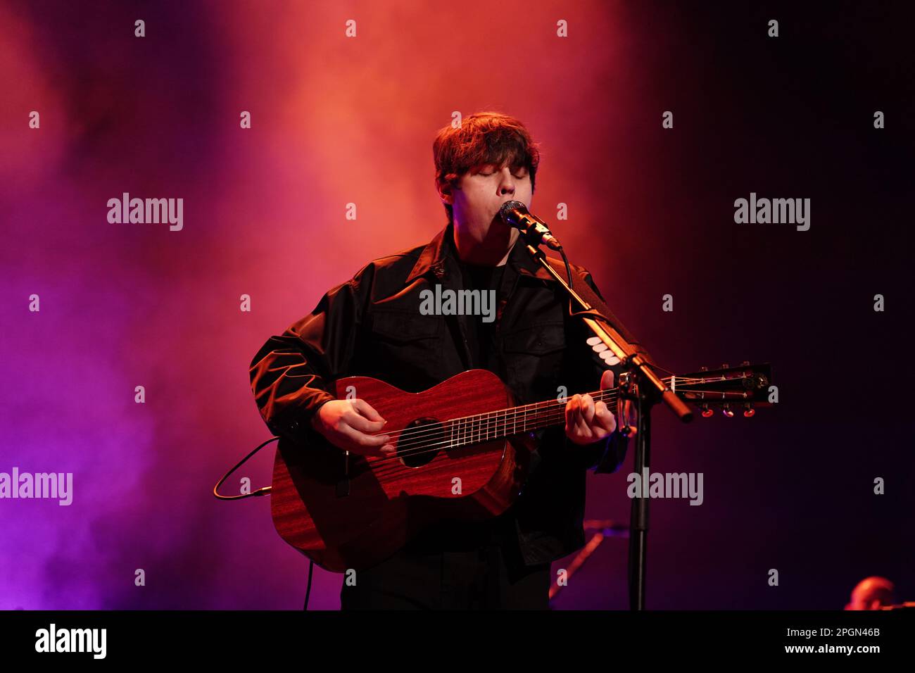 Jake Bugg performs on stage during the Teenage Cancer Trust show at the ...