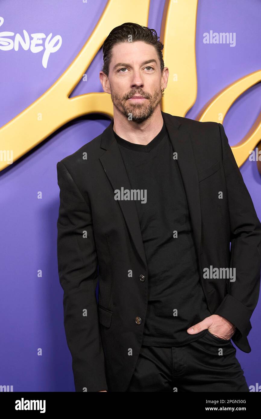 Madrid. Spain. 20230323, Adrian Lastra attends 'Aladdin' Musical ...