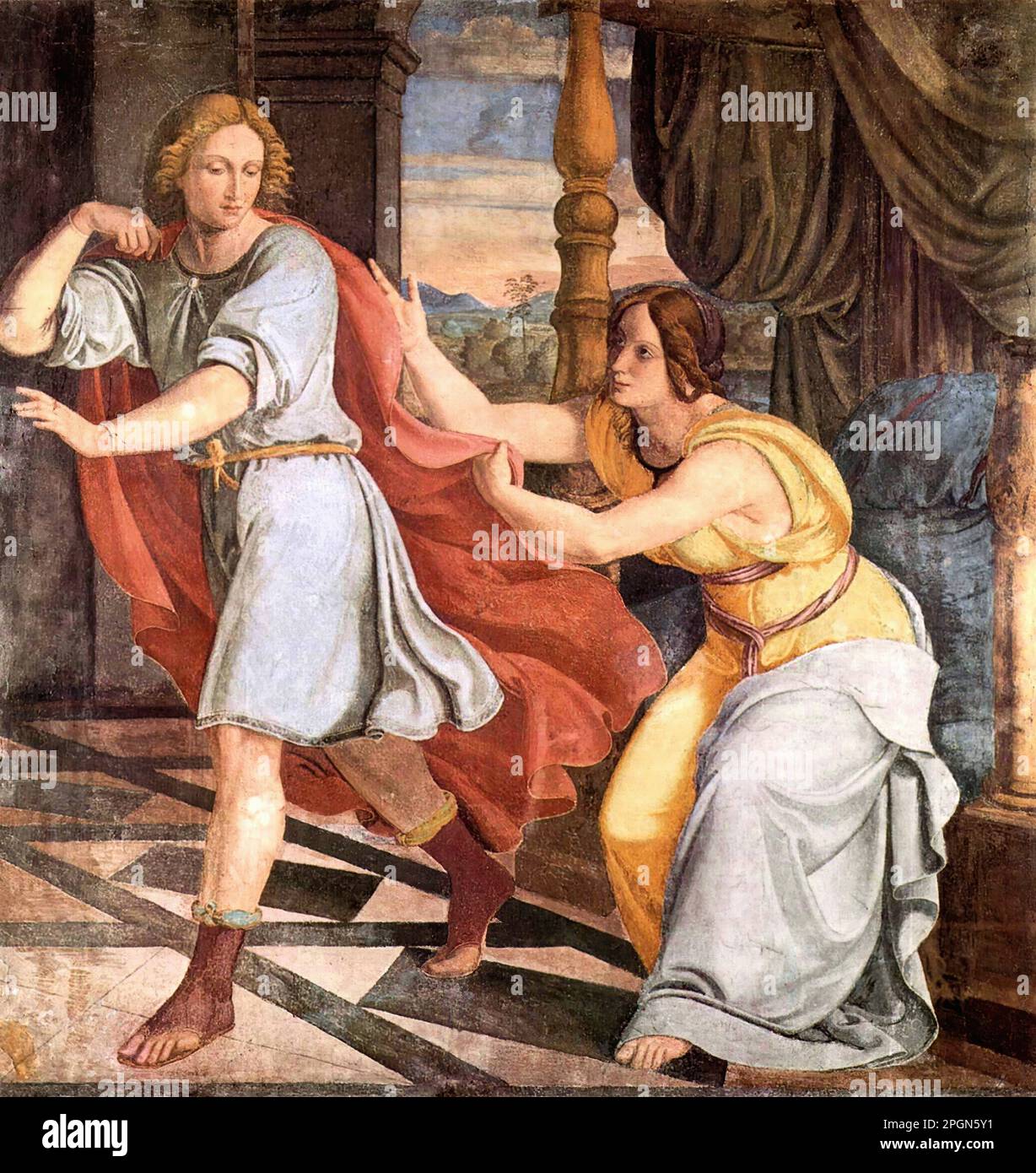 Veit Philipp - Joseph And The Wife Of Potiphar - German School - 19th ...