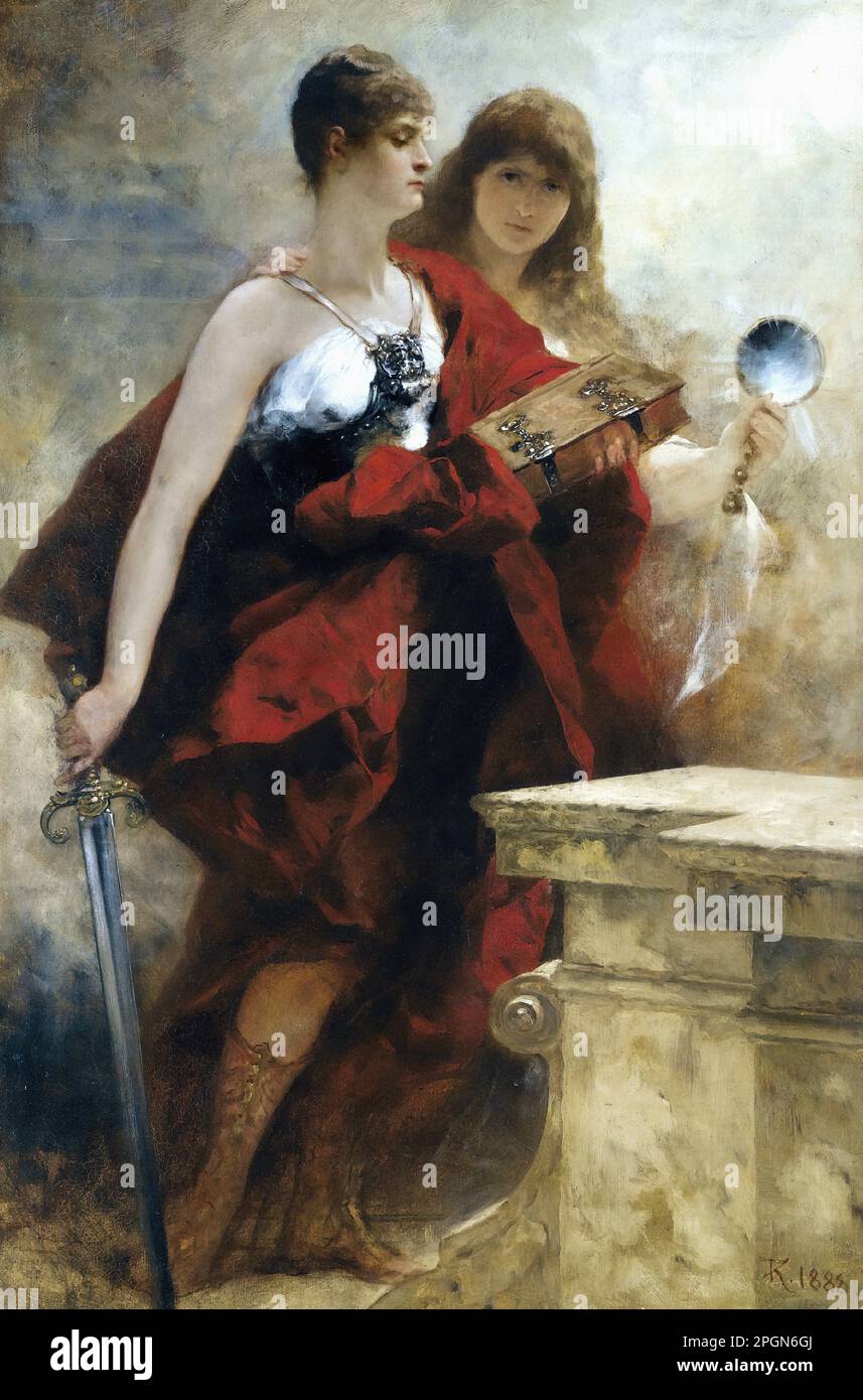 Keller Ferdinand - Study for the Apotheosis of Emperor Wilhelm I ...