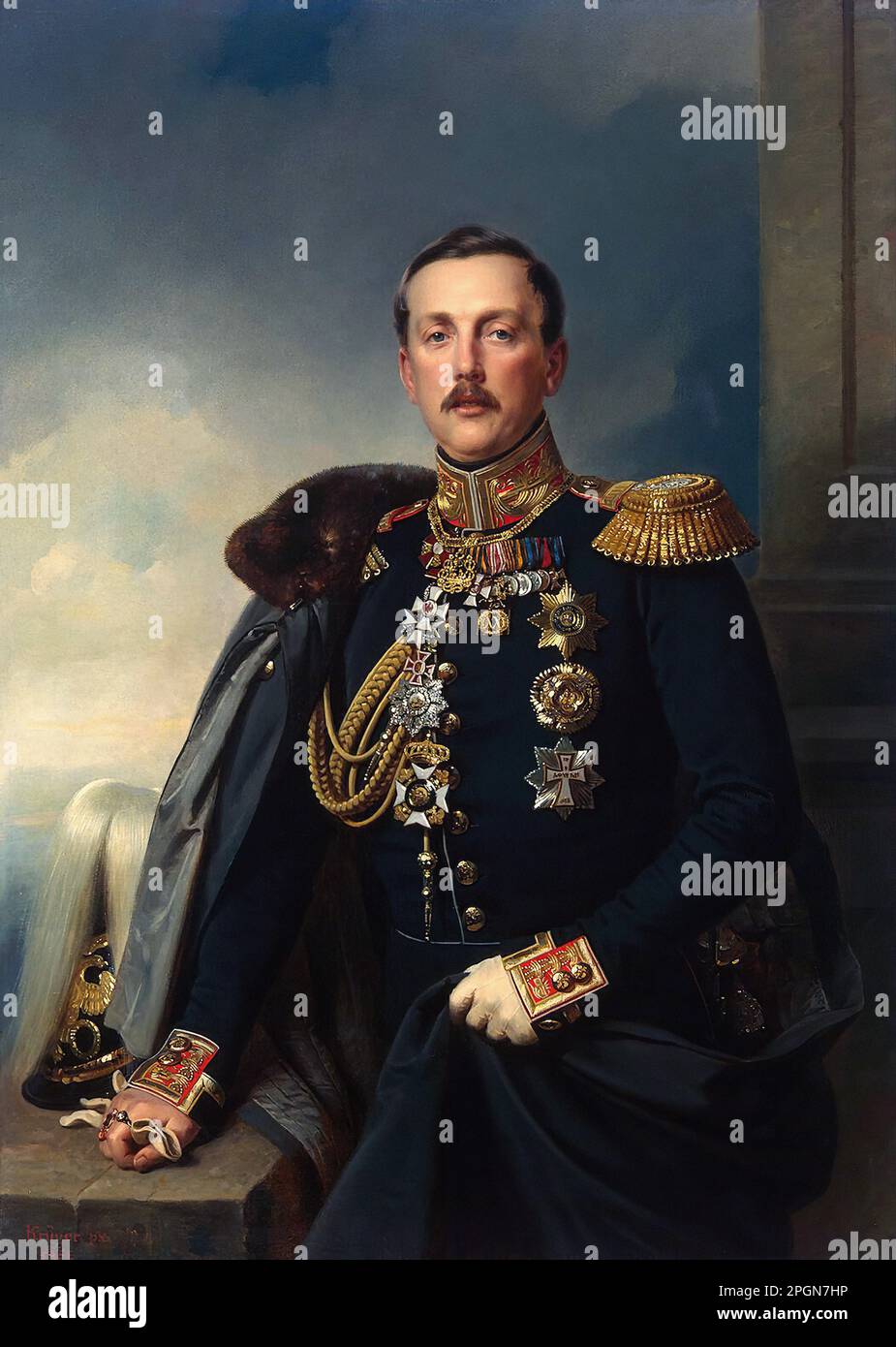Kruger Franz - Portrait of Alexander Arkadyevich Suvorov - German ...