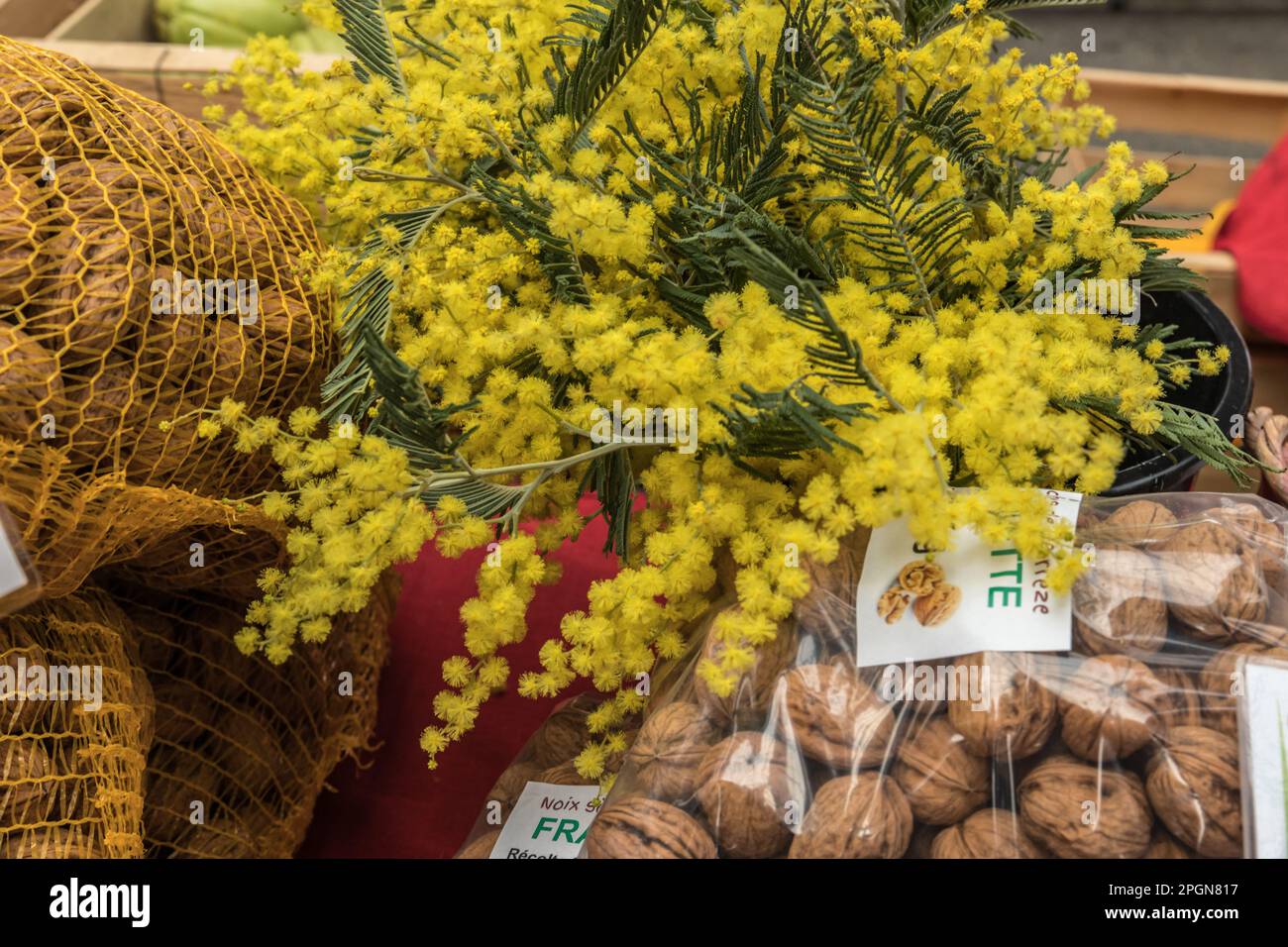 Scène de marché Stock Photo - Alamy