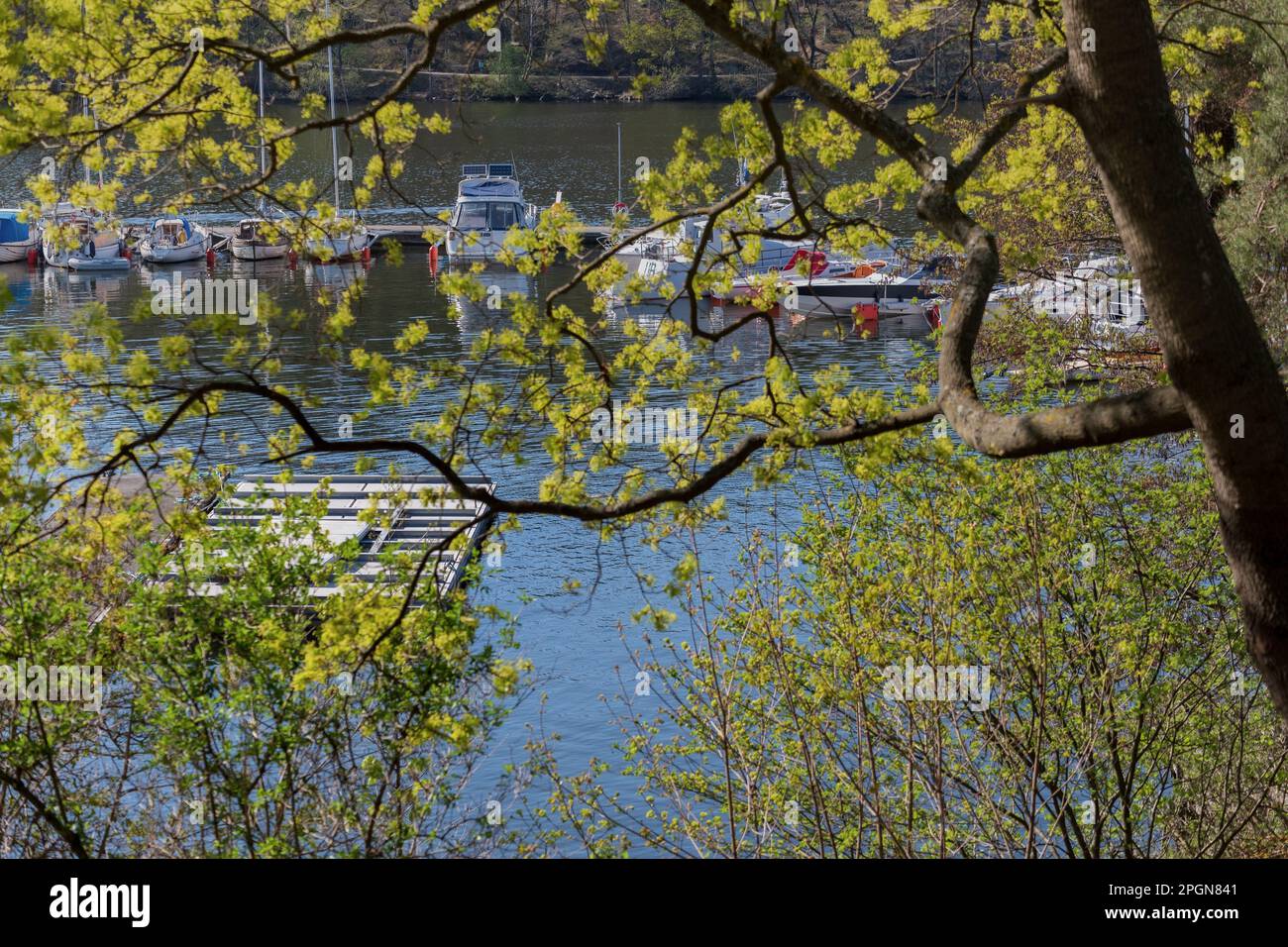 Boats on water. Malaren lake, Stockholm, summer Stock Photo - Alamy