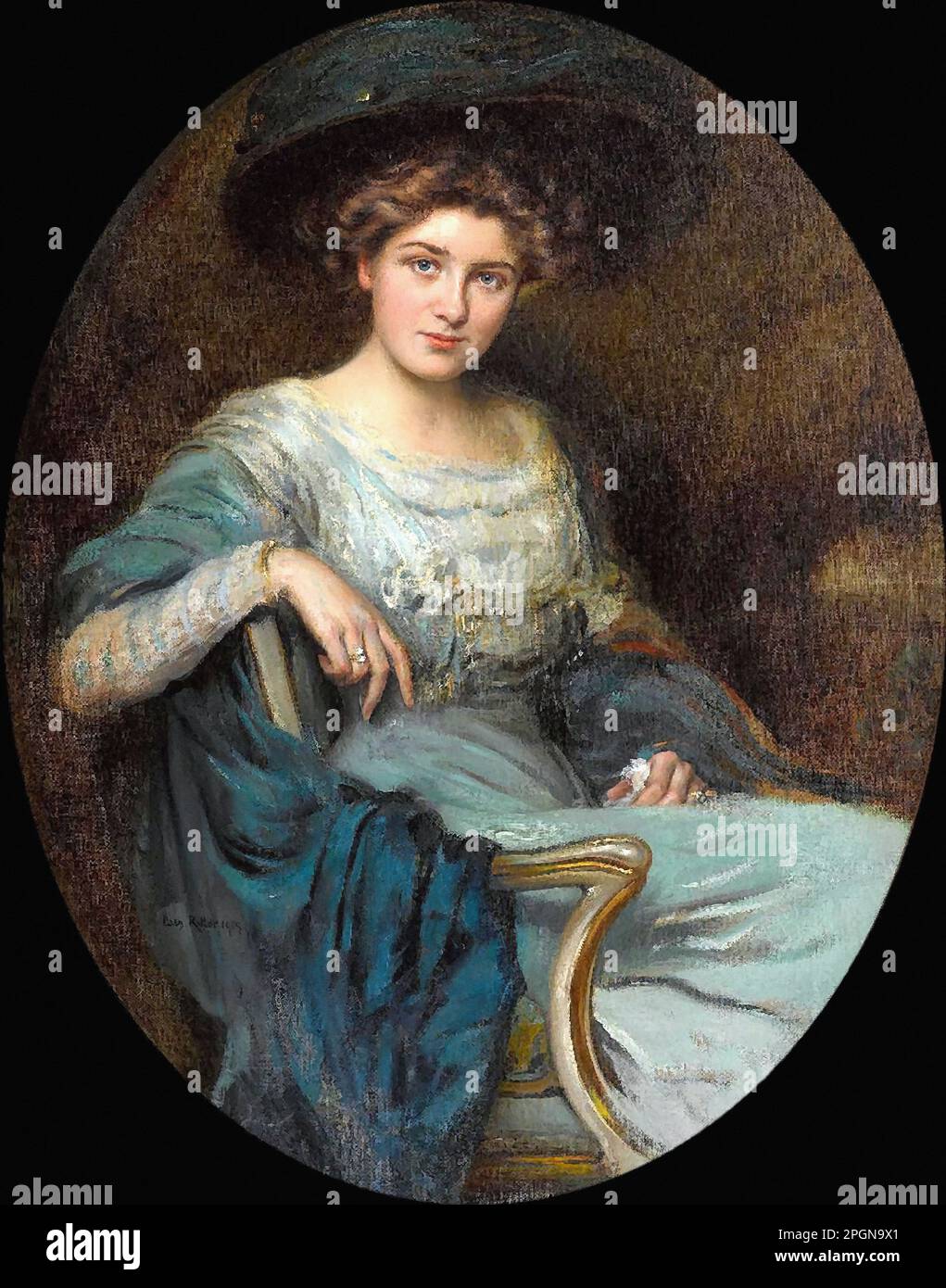 Knight Caspar - Portrait of a Lady - German School - 19th Century ...