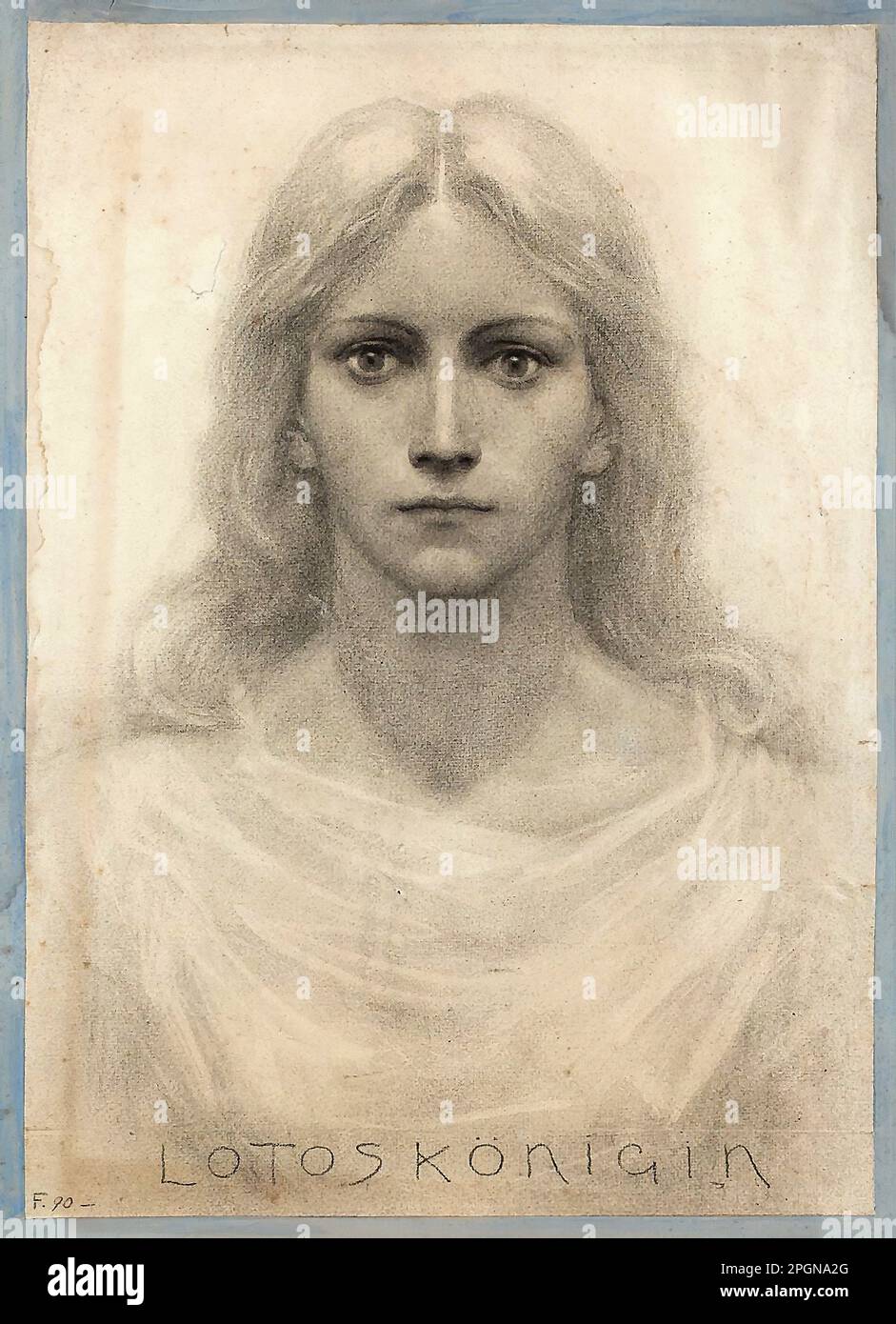 Fidus (Hugo HÃ¶ppener) - Lotus Queen - German School - 19th Century ...