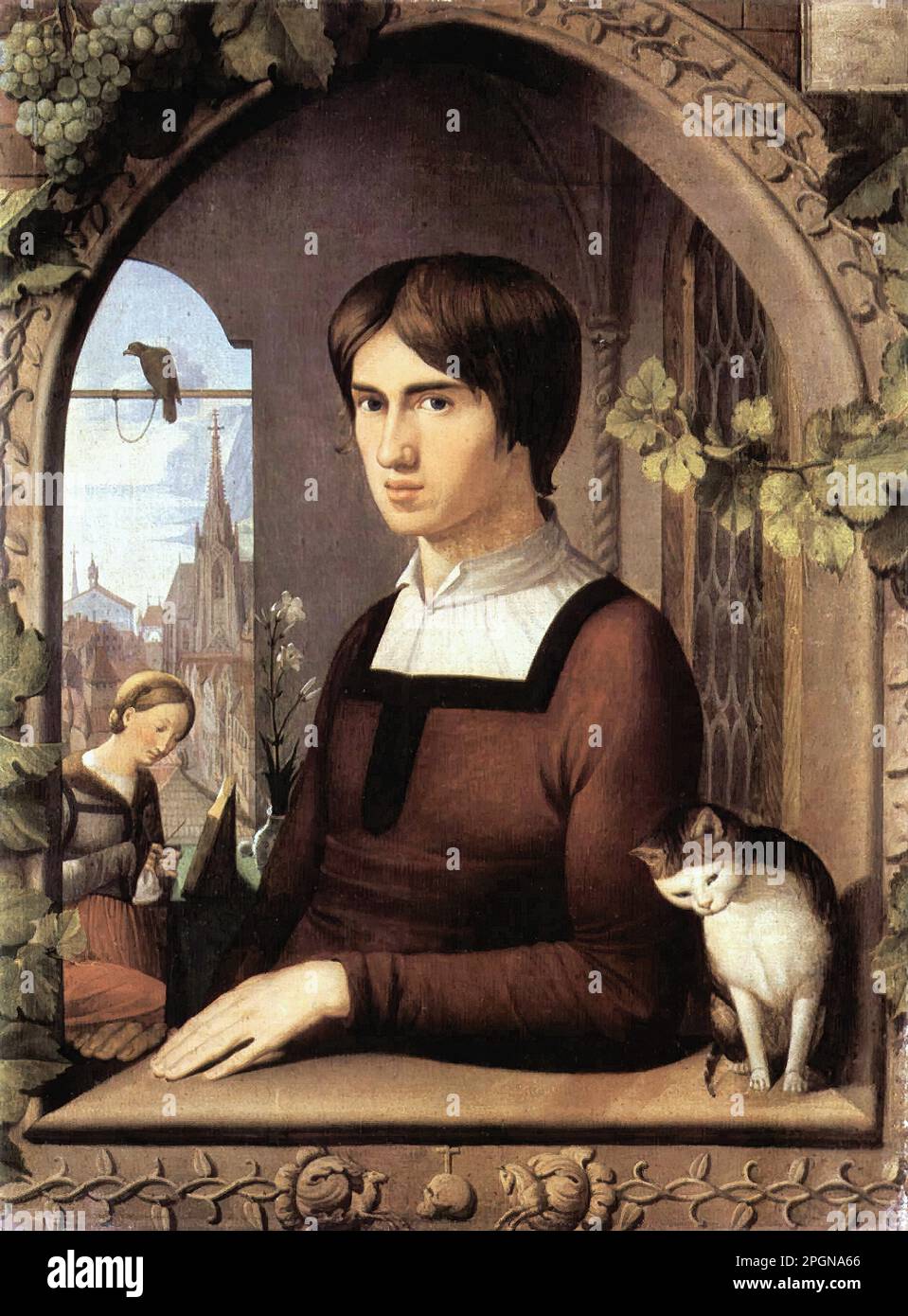 Overbeck Friedrich - Portrait Of The Painter Franz Pforr - German ...