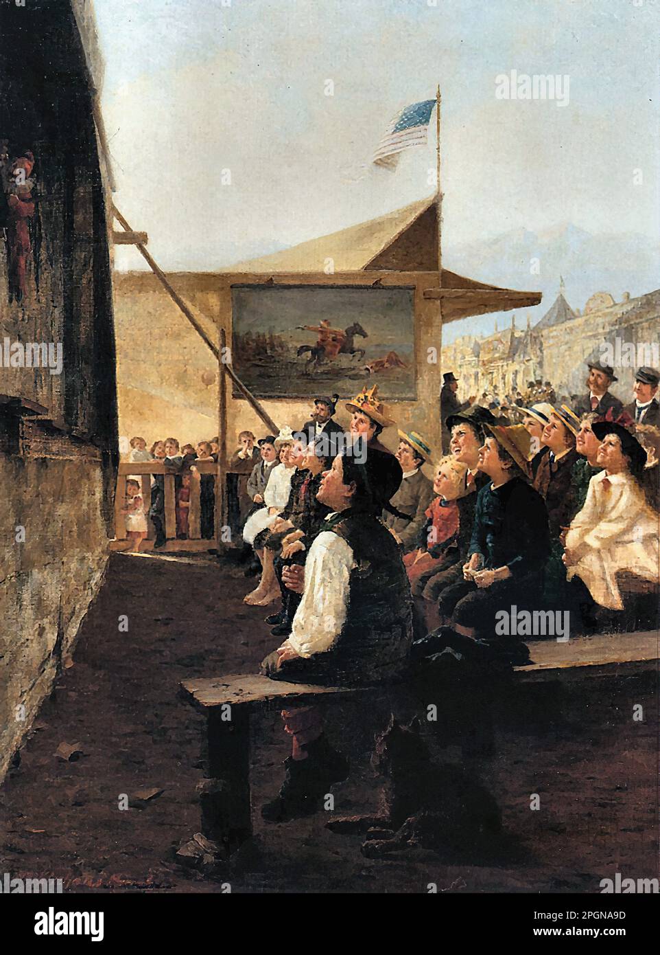 Kleehaas Theodore - the Puppet Show - German School - 19th Century ...