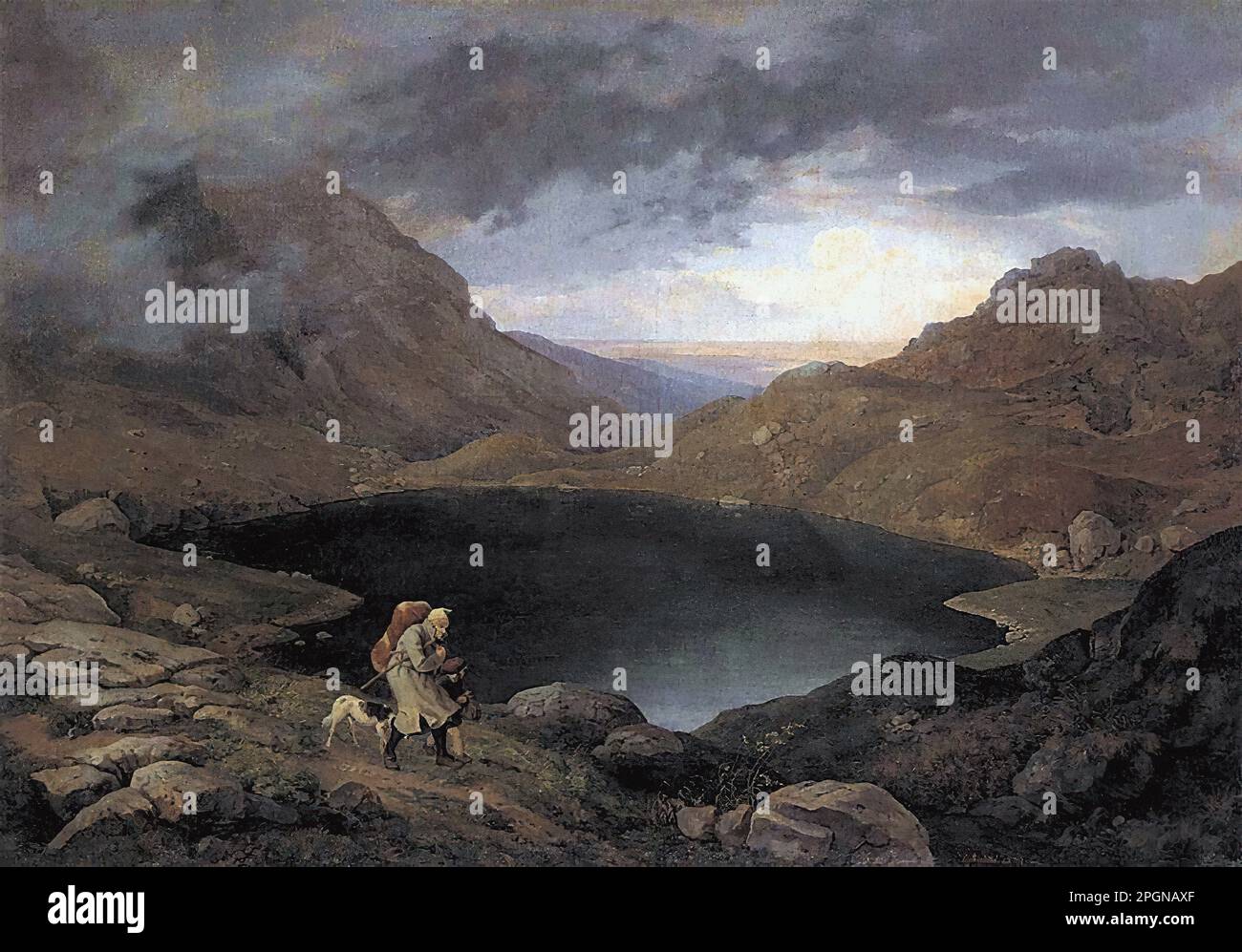 Richter Adrian Ludwig - Pool in the Riesengebirge - German School ...