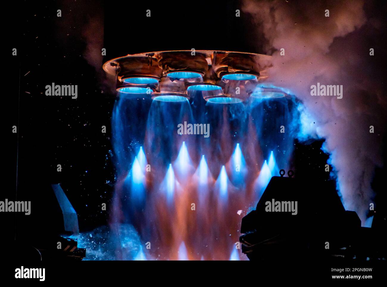 Mar 22, 2023 - Cape Canaveral, Florida, USA - Rocket Engine Detail ...