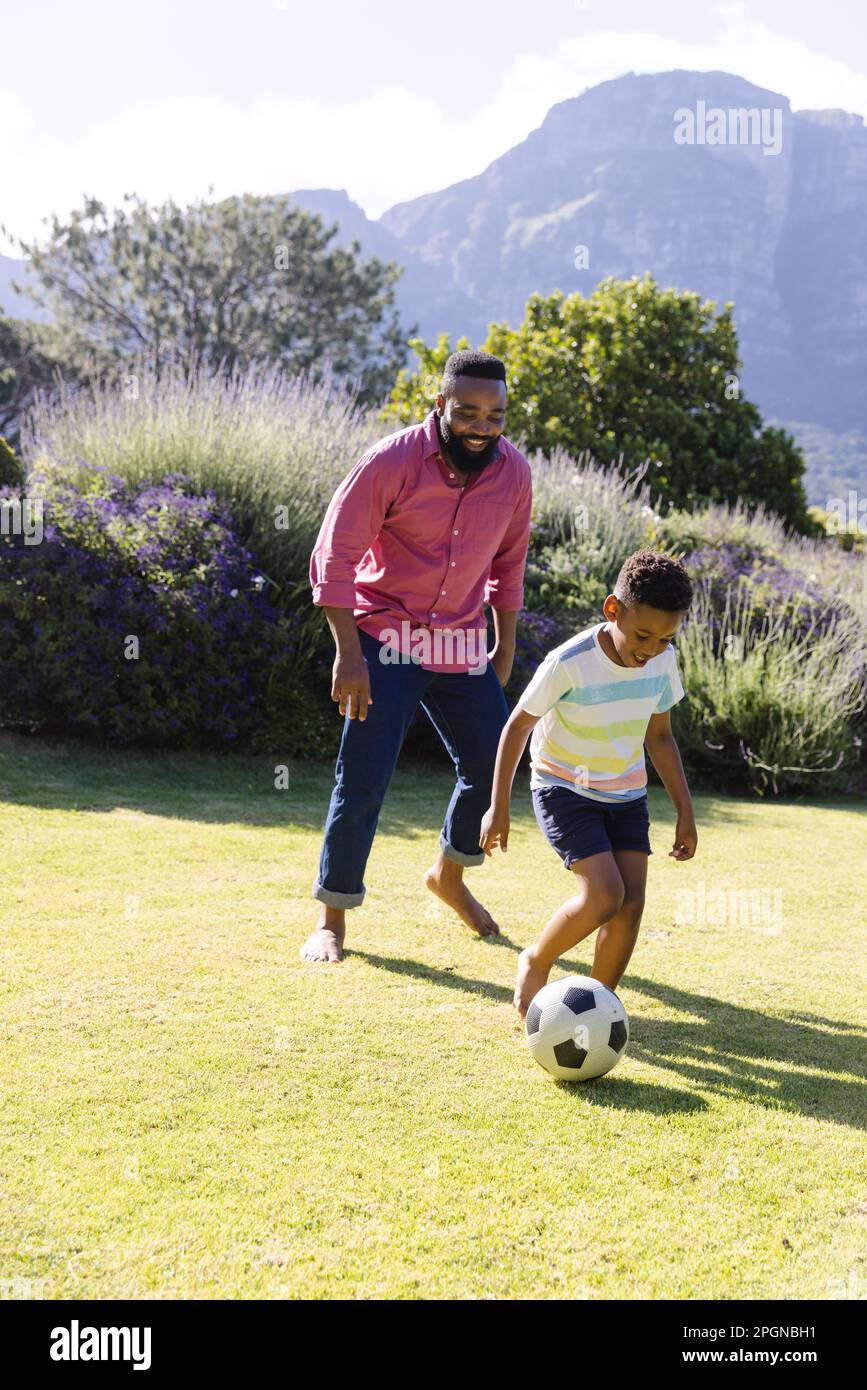Football Dad And Son