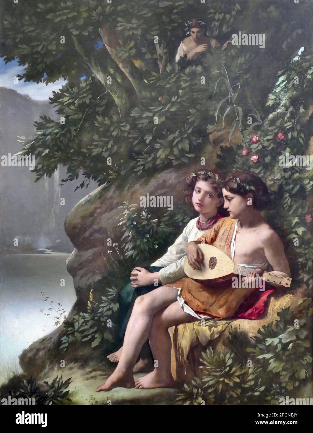 Feuerbach Anselm - Children Making Music Overheard by a Nymph 2 1 ...