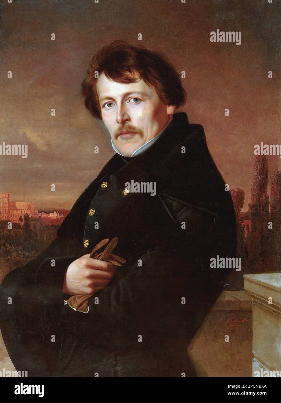 Schmidt Adolf - a Portrait of a Gentleman - German School - 19th ...