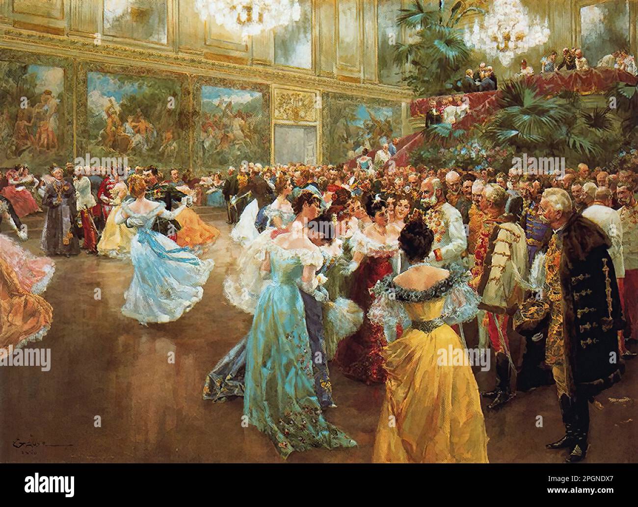 Gause Wilhelm - the State Ball 1 - German School - 19th and Early 20th ...