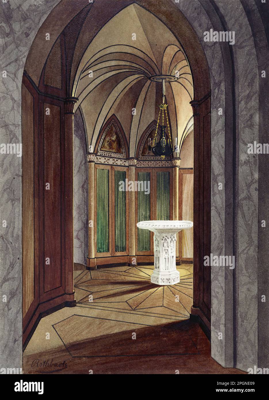 Rothbart Georg Konrad - the Rosenau - the Library - German School ...