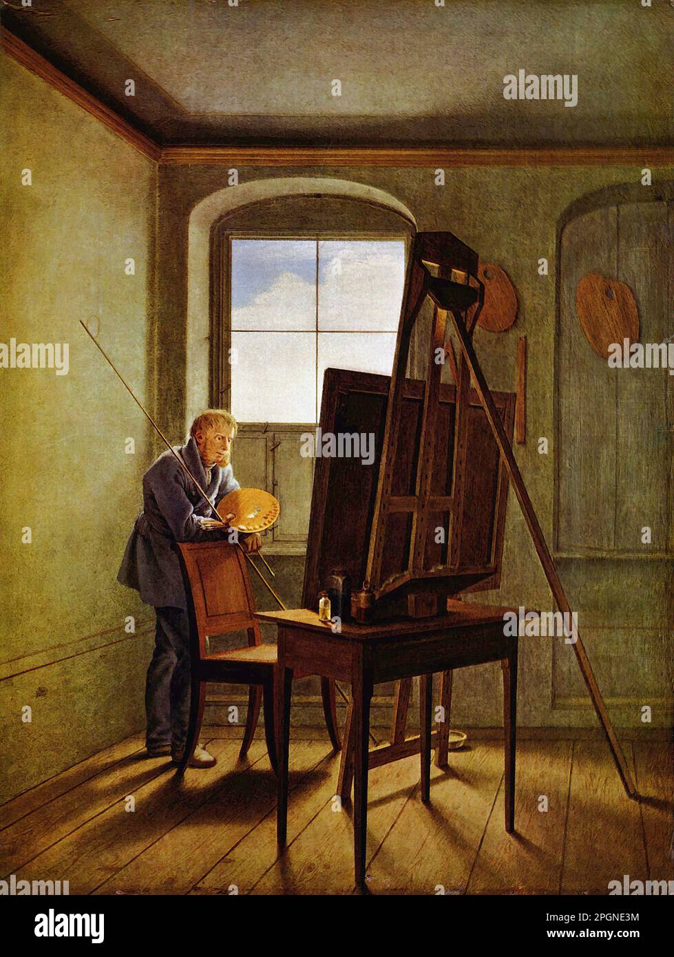 Kersting Georg Friedrich - Caspar David Friedrich in his studio 2 ...