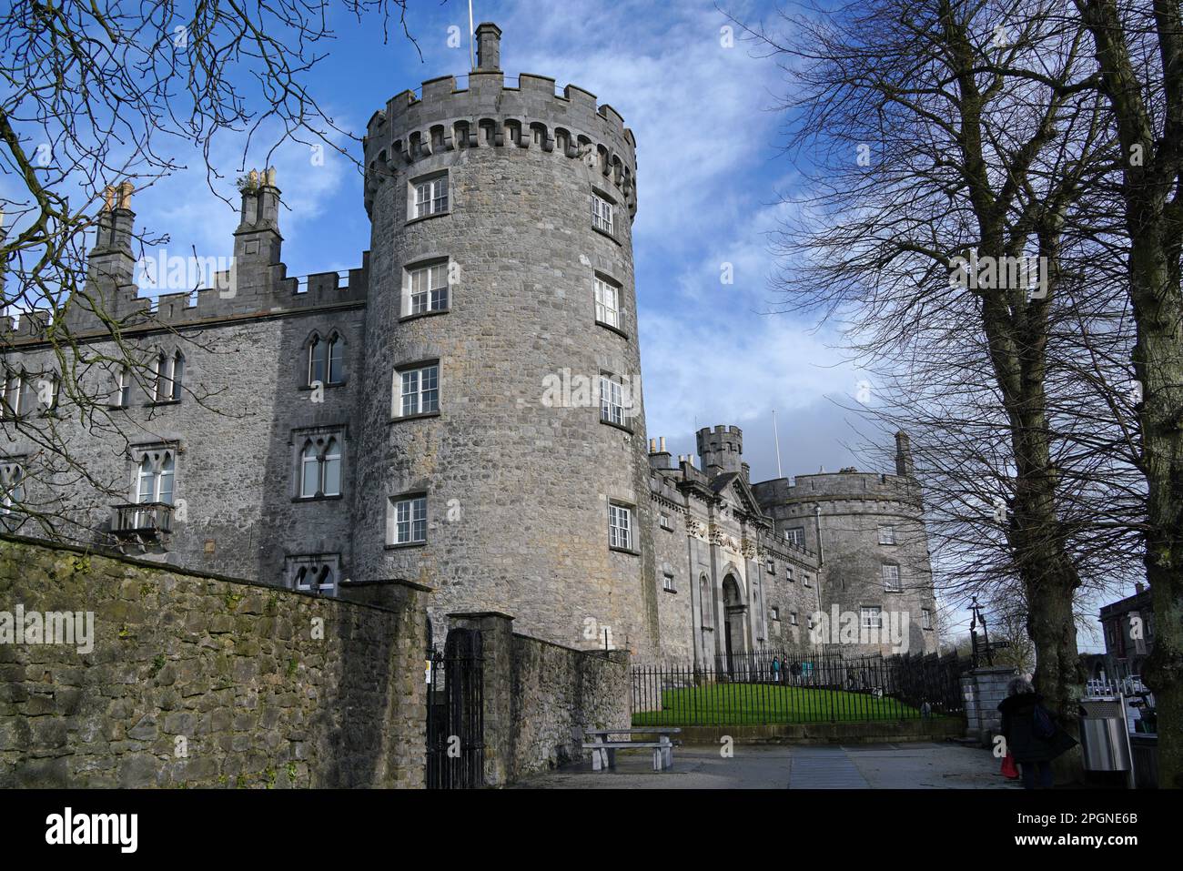 Kilkenny Castle, medieval castle now a museum run by the government ...