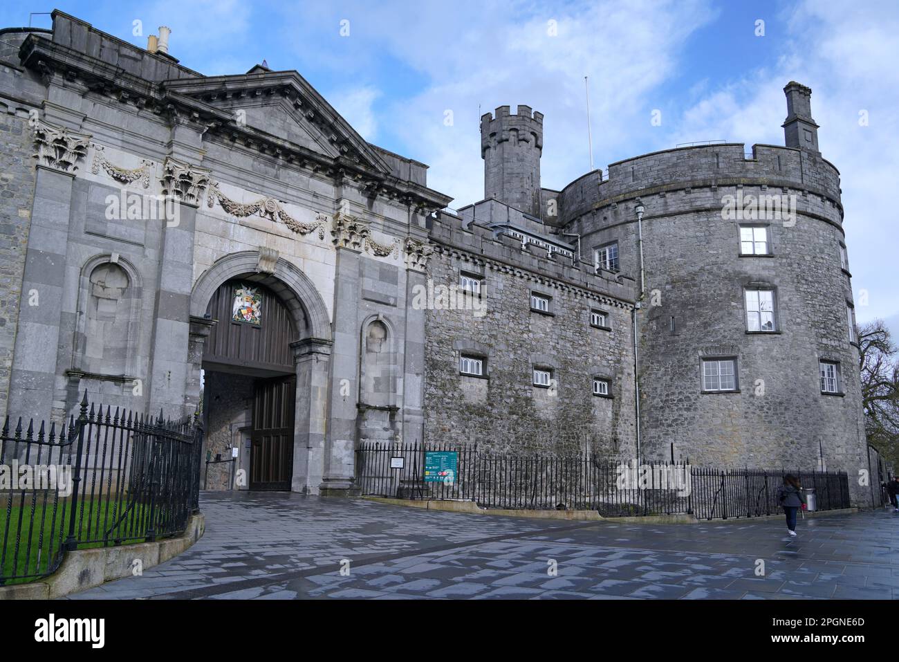 Kilkenny Castle, medieval castle now a museum run by the government ...