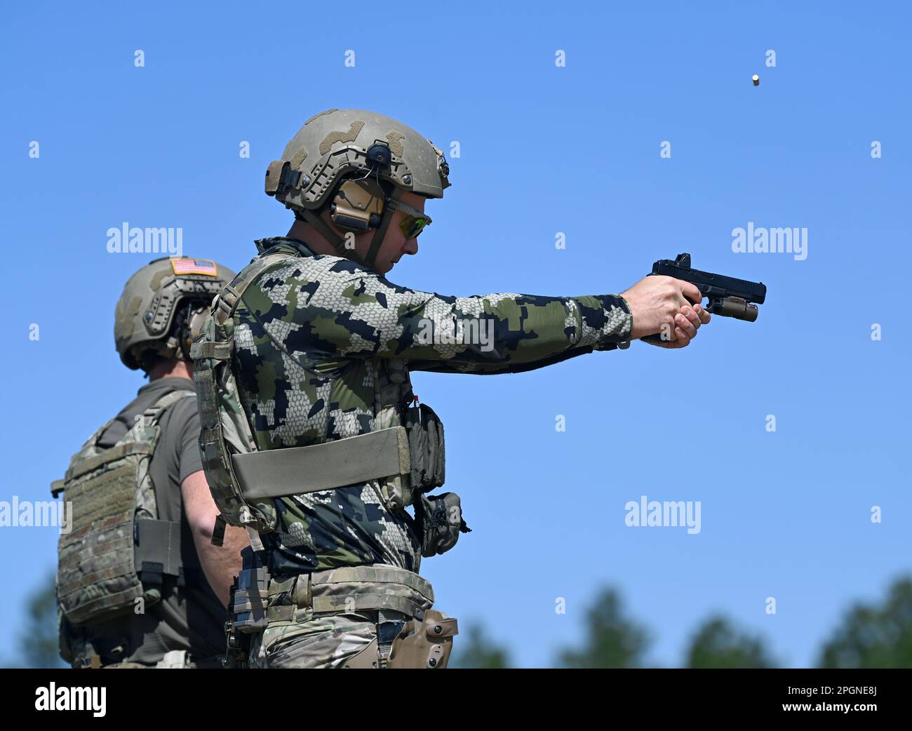 A competitor in the United States Army Special Operations Command ...