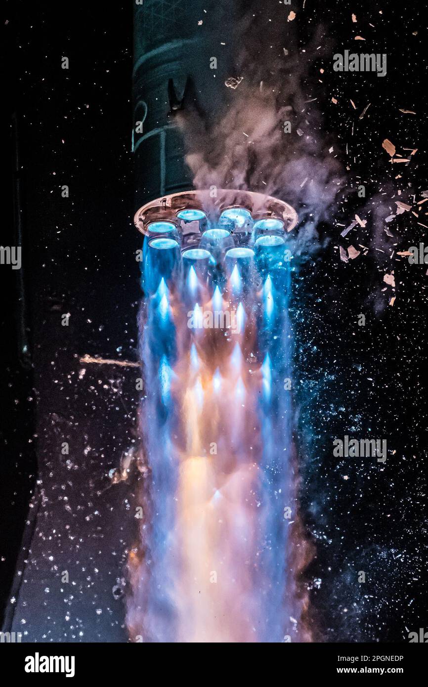 Mar 22, 2023 - Cape Canaveral, Florida, USA - Rocket Engine Detail ...