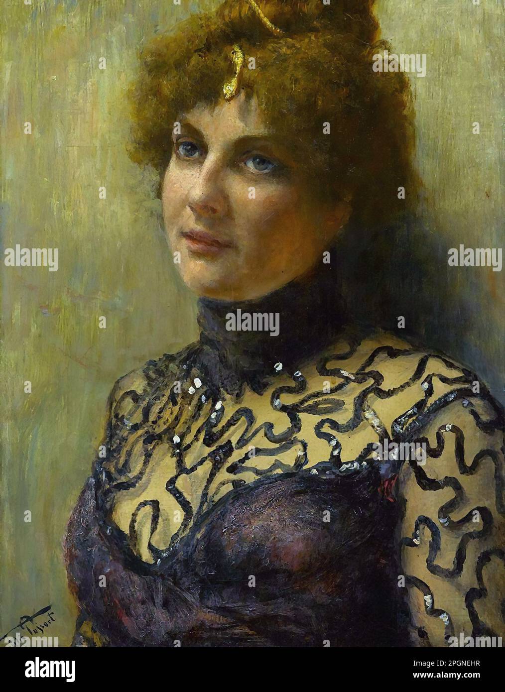 Bildnis einer jungen dame hi-res stock photography and images - Alamy