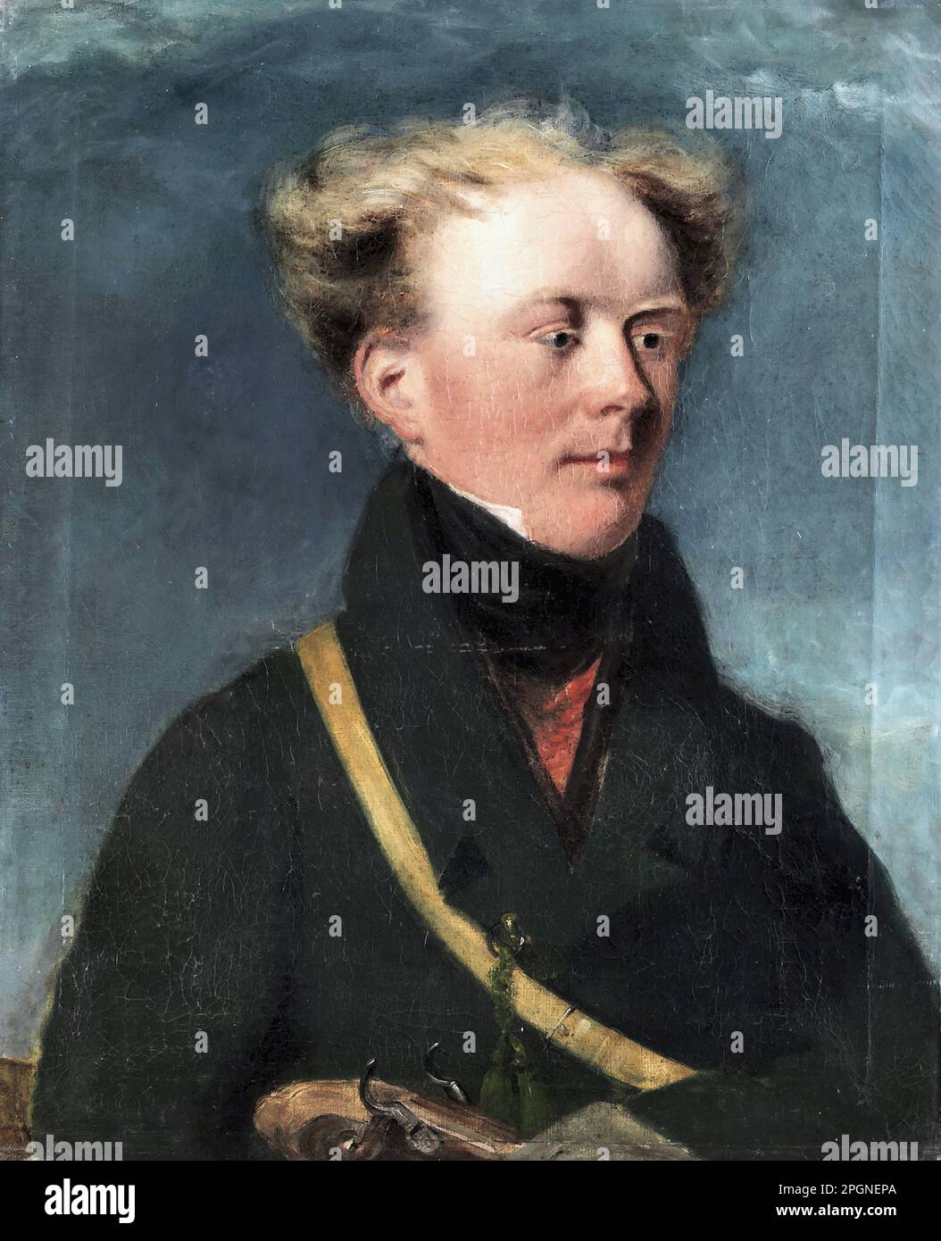 Rayski Ferdinand Von - Portrait of Eugen Von Bardeleben Hereditary Lord ...