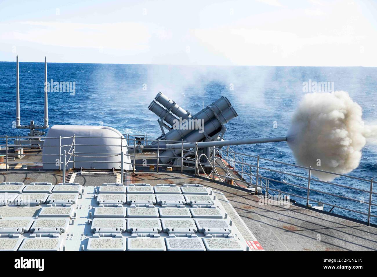 230319-N-LK647-1429 ATLANTIC OCEAN (March 19, 2023) A view from the ...