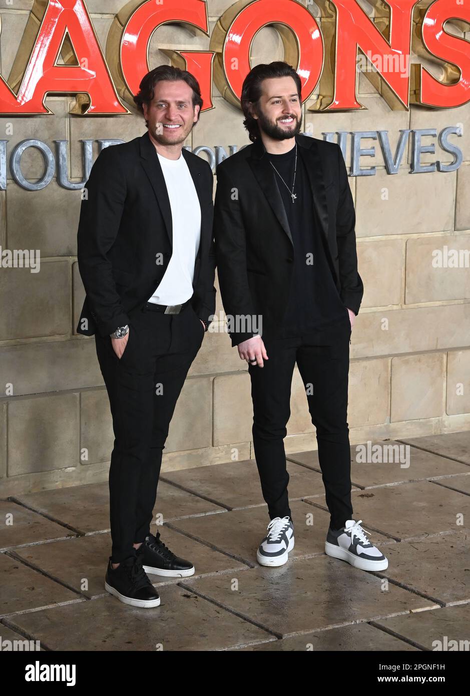 Paul Woody and Paul Kleiny attends UK Premiere of Dungeons & Dragons ...