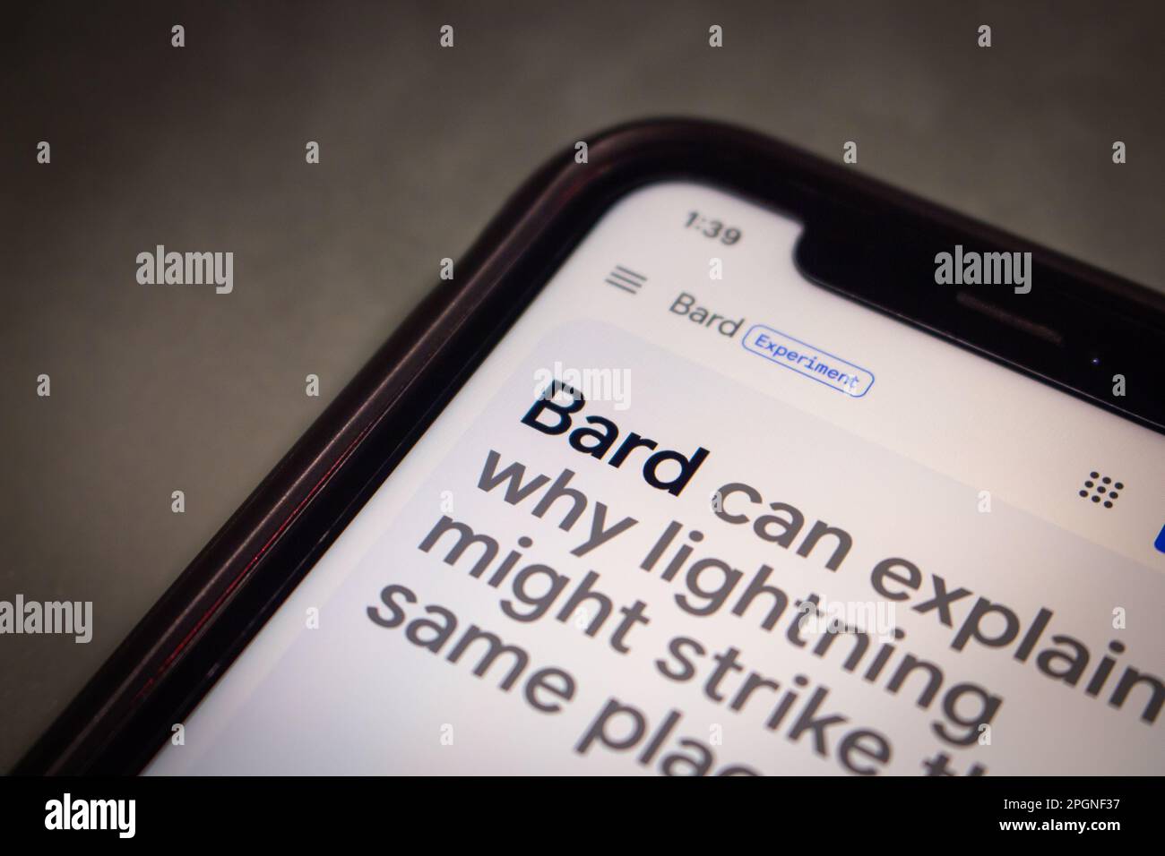 Official website of Google Bard, Google’s AI chat service which is ...