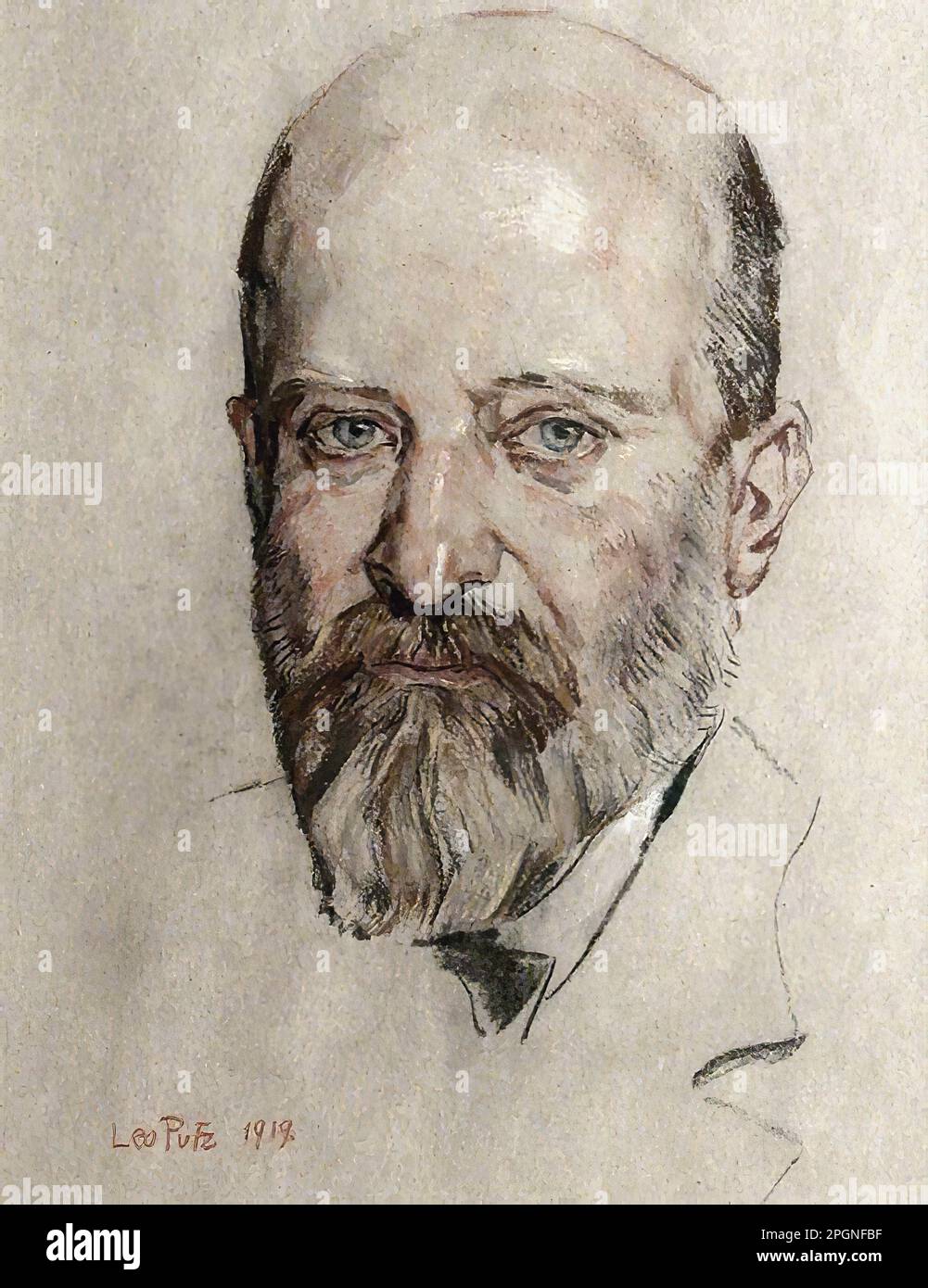 Putz Leo - Self Portrait - German School - 19th Century - Putz Leo ...