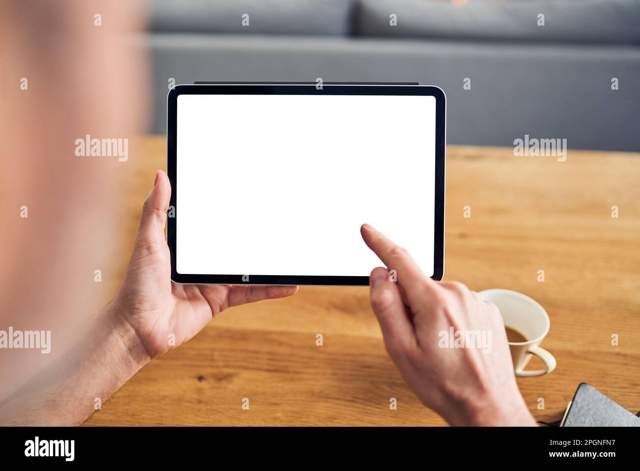 Digital tablet screen blank hi-res stock photography and images - Alamy