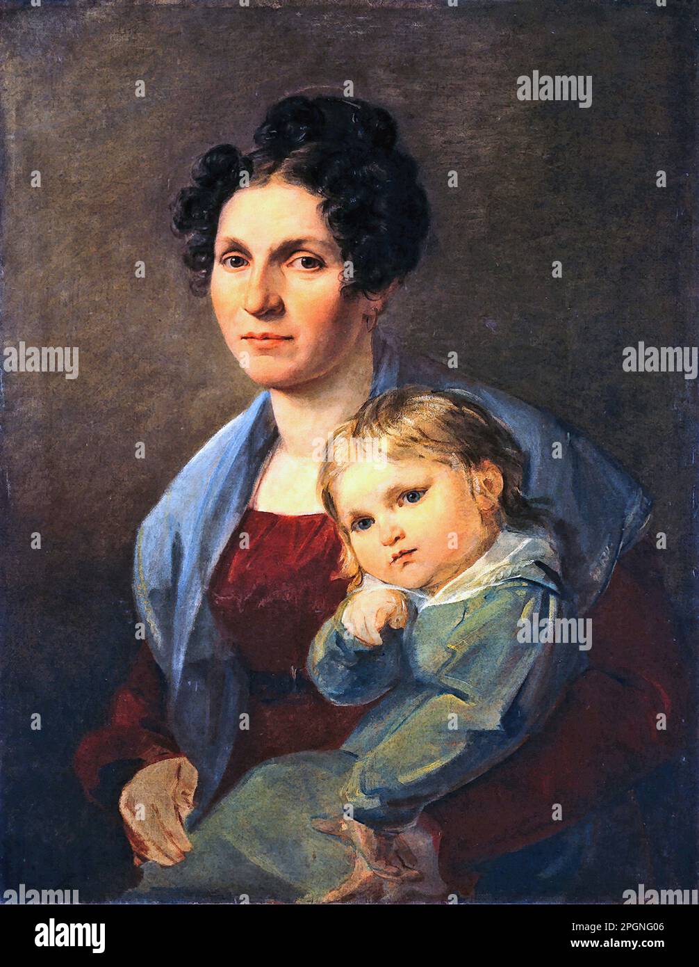Hubner Julius - Karoline Carus with her grandson Wolfgang Rietschel ...