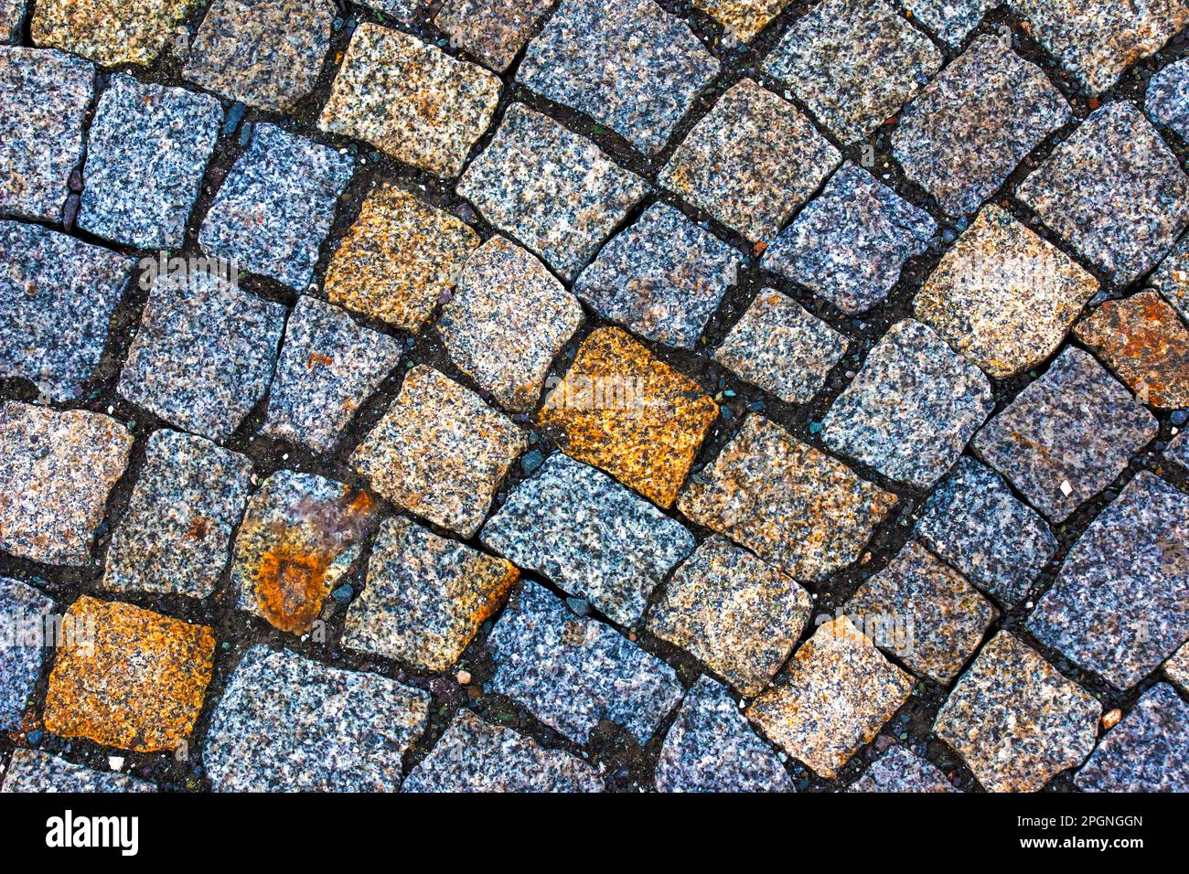Gray paving stones made of concrete hi-res stock photography and images ...