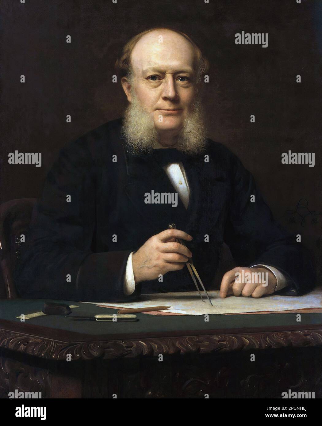 Lehmann Rudolf August Wilhelm - Sir William Siemens - German School ...