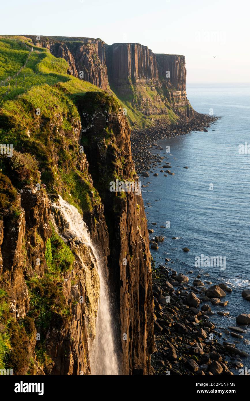 Scotland Isle of Skye Kilt Rock and Waterfall Stock Photo - Alamy