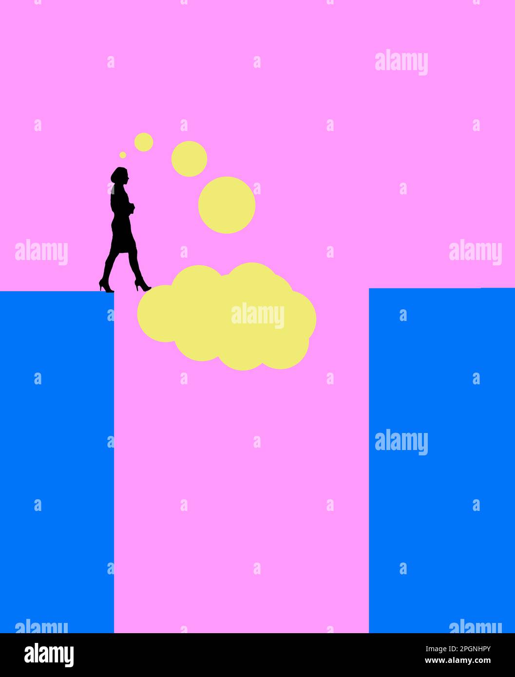 Walking at the edge hi-res stock photography and images - Alamy