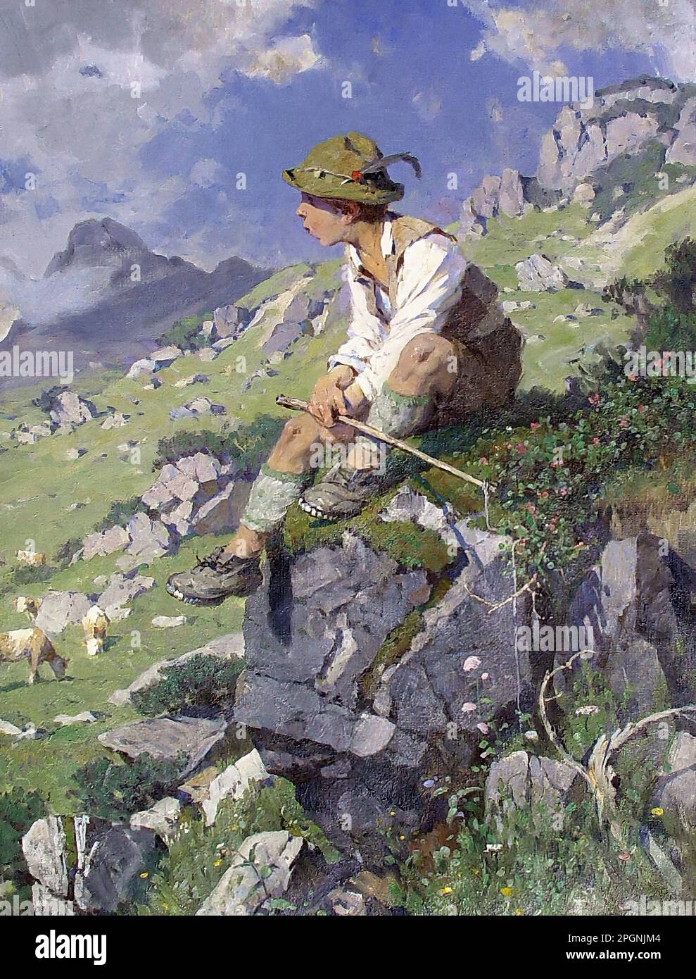 Freund Fritz - I am from the mountain the shepherd boy - German School ...