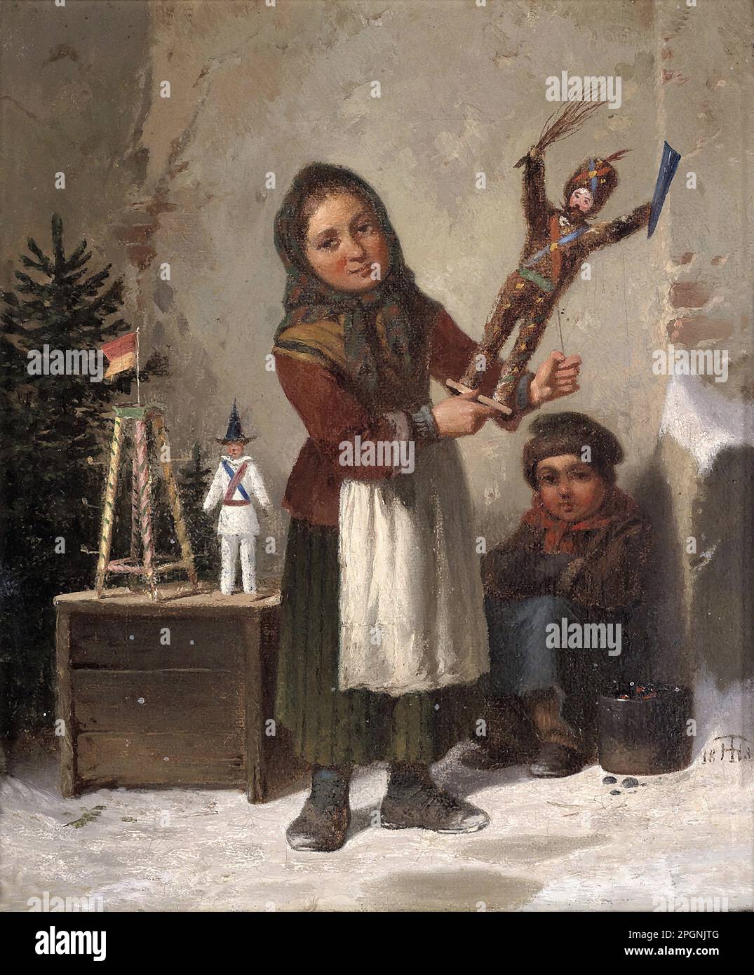 Hosemann Theodor - the Nutcracker - German School - 19th Century ...