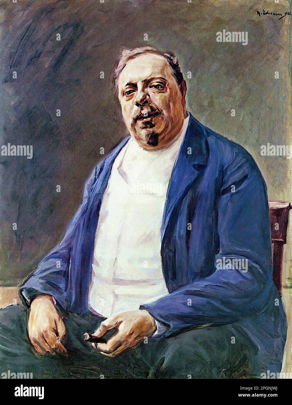 Liebermann Max - Baron Alfred Von Berger - German School - 19th Century ...