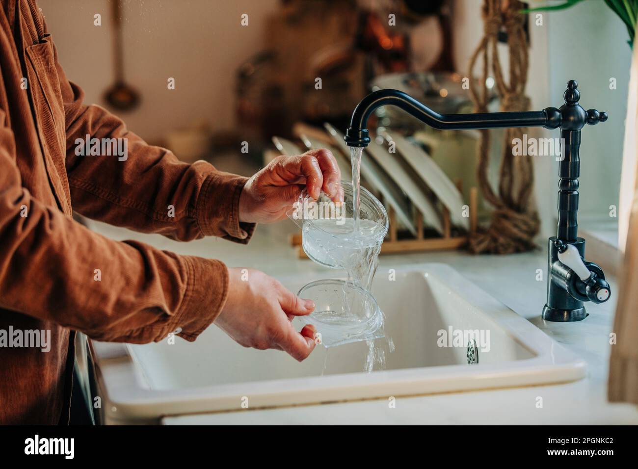Plastic in water container hi-res stock photography and images - Alamy